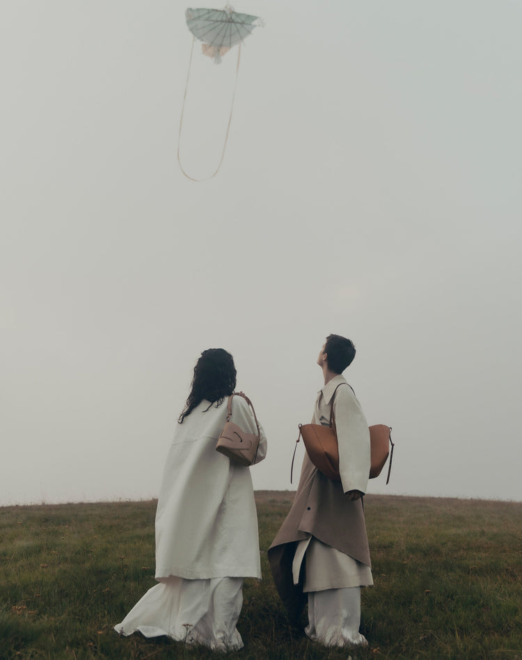 Polène | Bag - Cyme Mini - Textured Stone